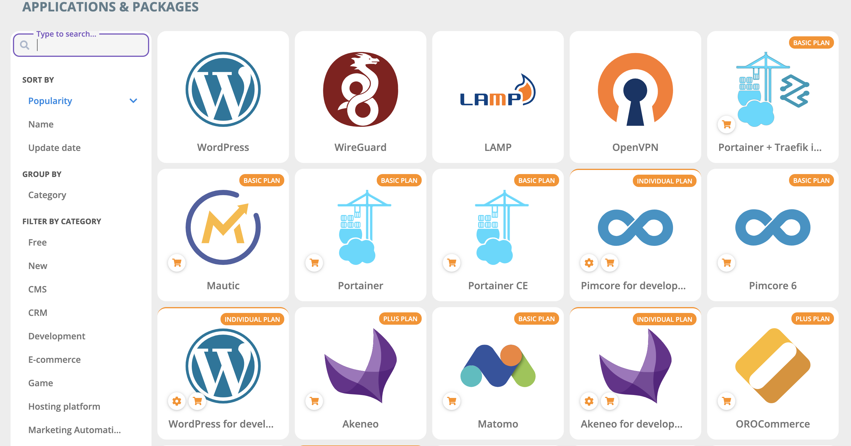 Web Application Stack List | TryDirect